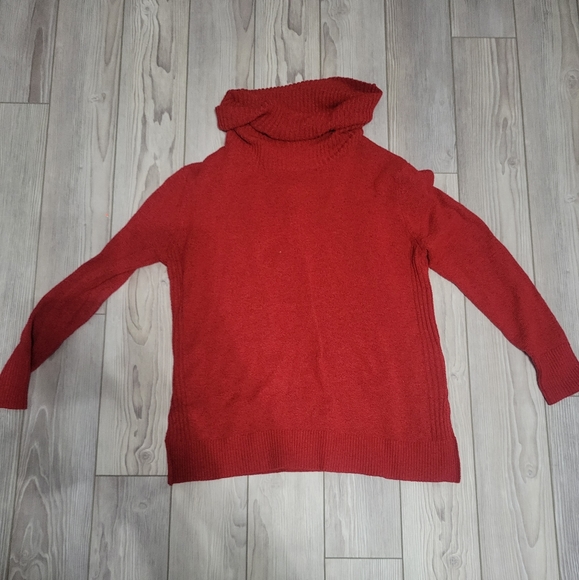 SO | Sweaters | So Xs Red Turtleneck Oversized Sweater | Poshmark
